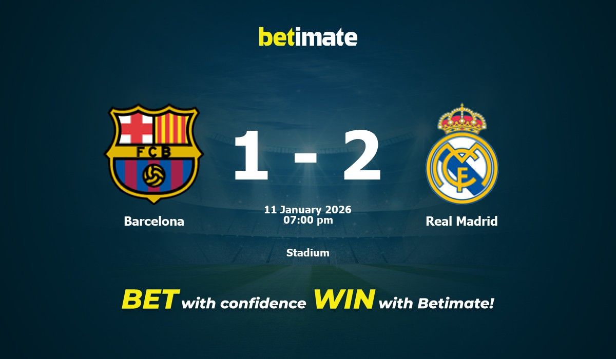 Barcelona vs Real Madrid Prediction, Odds & Betting Tips 01/11/2026