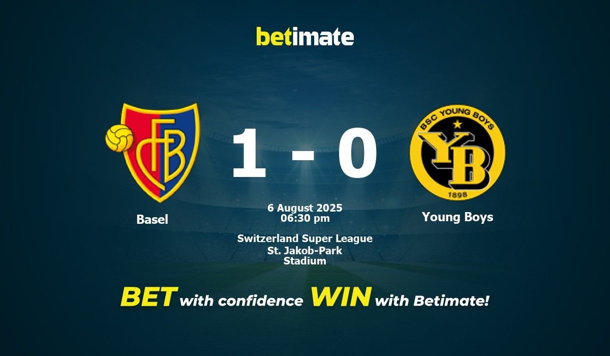 Basel vs Young Boys Prediction, Odds & Betting Tips 08/06/2025