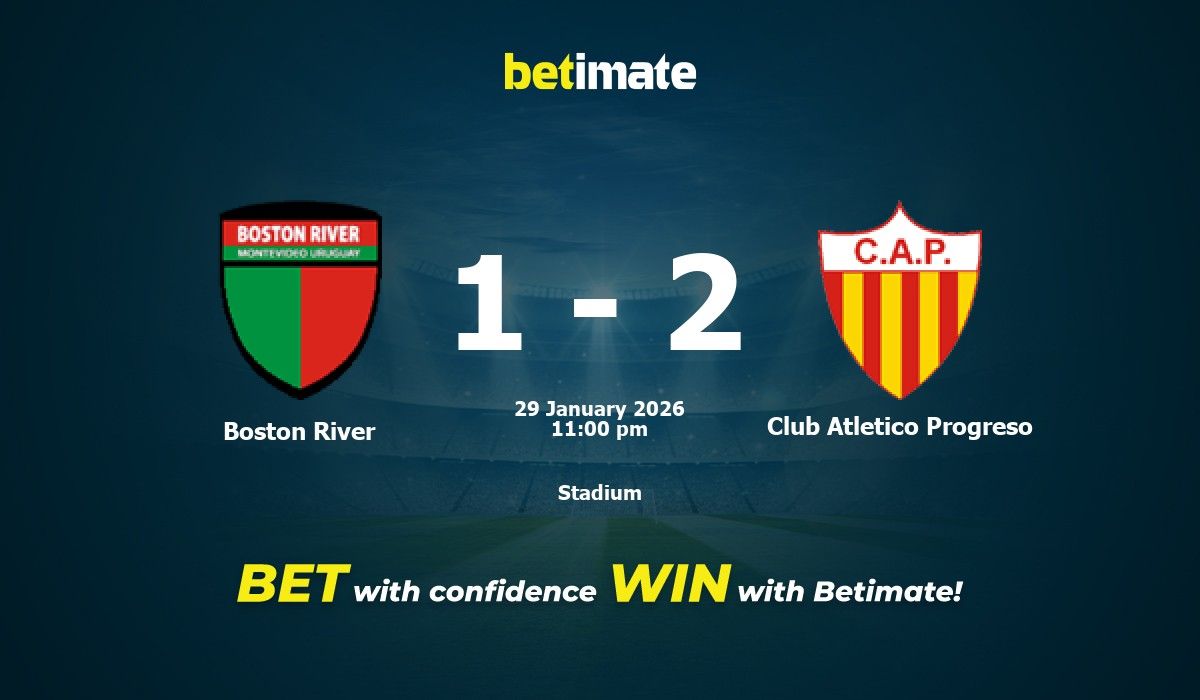 Boston River vs Club Atletico Progreso Prediction, Odds & Betting Tips ...