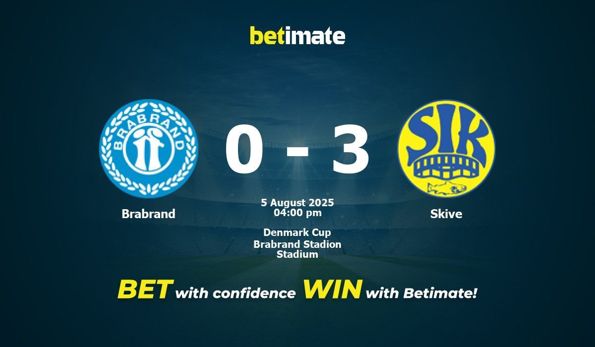 Brabrand vs Skive Prediction, Odds & Betting Tips 08/05/2025