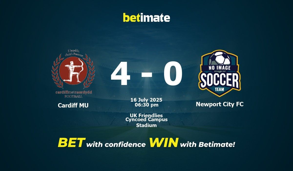 Cardiff MU vs Newport City FC Prediction, Odds & Betting Tips 07/16/2025