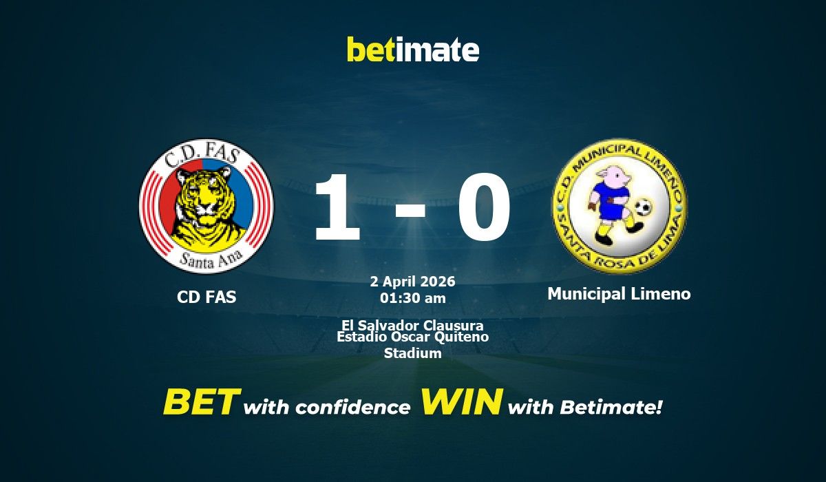 CD FAS vs Municipal Limeno Prediction, Odds & Betting Tips 04/02/2026