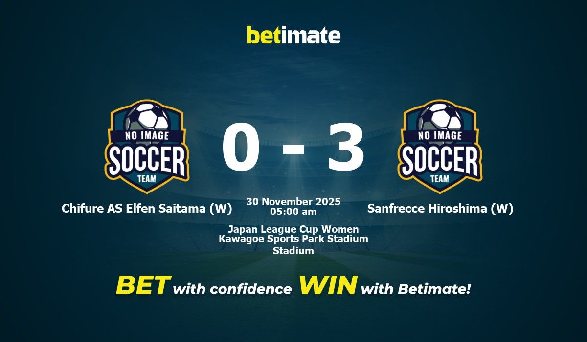 Chifure AS Elfen Saitama (W) vs Sanfrecce Hiroshima (W) Prediction ...