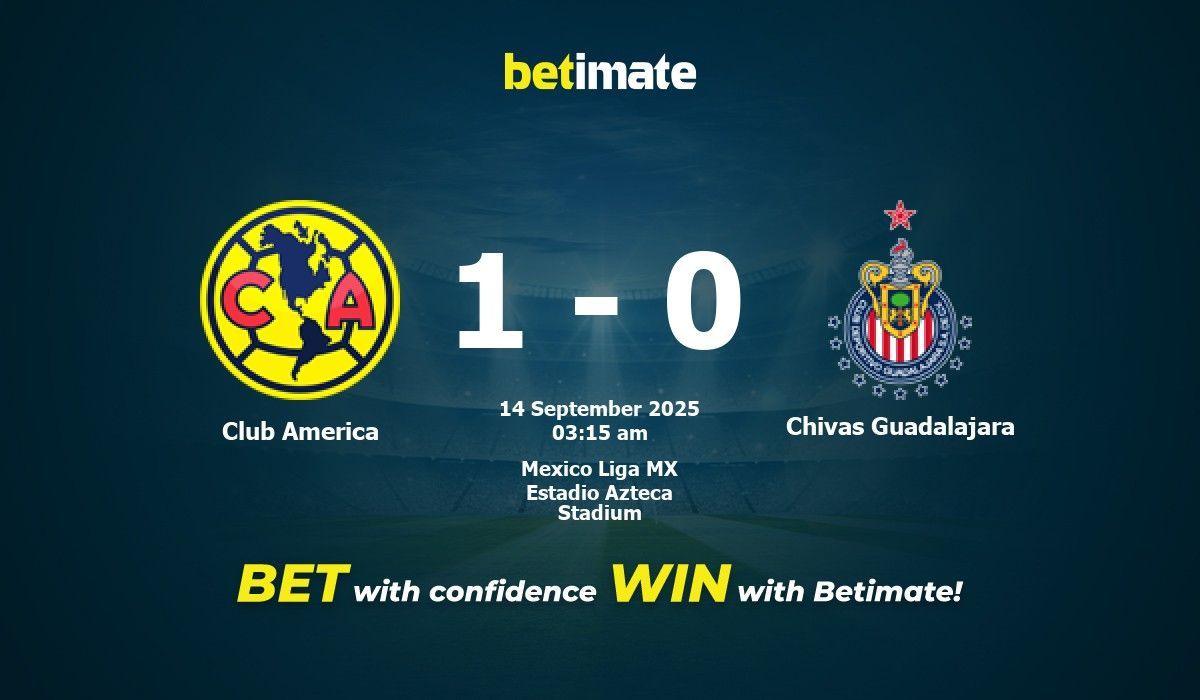 Club America vs Chivas Guadalajara Prediction, Odds & Betting Tips 09 ...