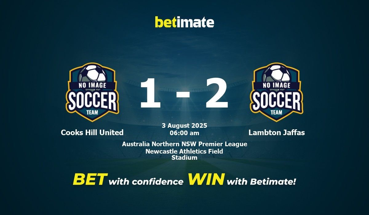 Cooks Hill United vs Lambton Jaffas Prediction, Odds & Betting Tips 08 ...
