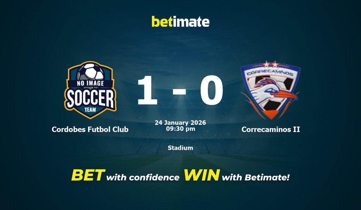 Cordobes Futbol Club vs Correcaminos II Prediction, Odds & Betting Tips ...