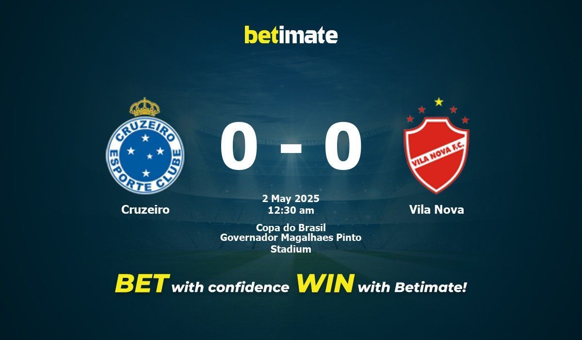Cruzeiro vs Vila Nova Prediction, Odds & Betting Tips 05/02/2025