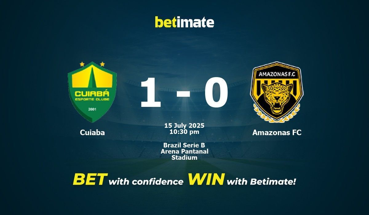 Cuiaba vs Amazonas FC Prediction, Odds & Betting Tips 07/15/2025