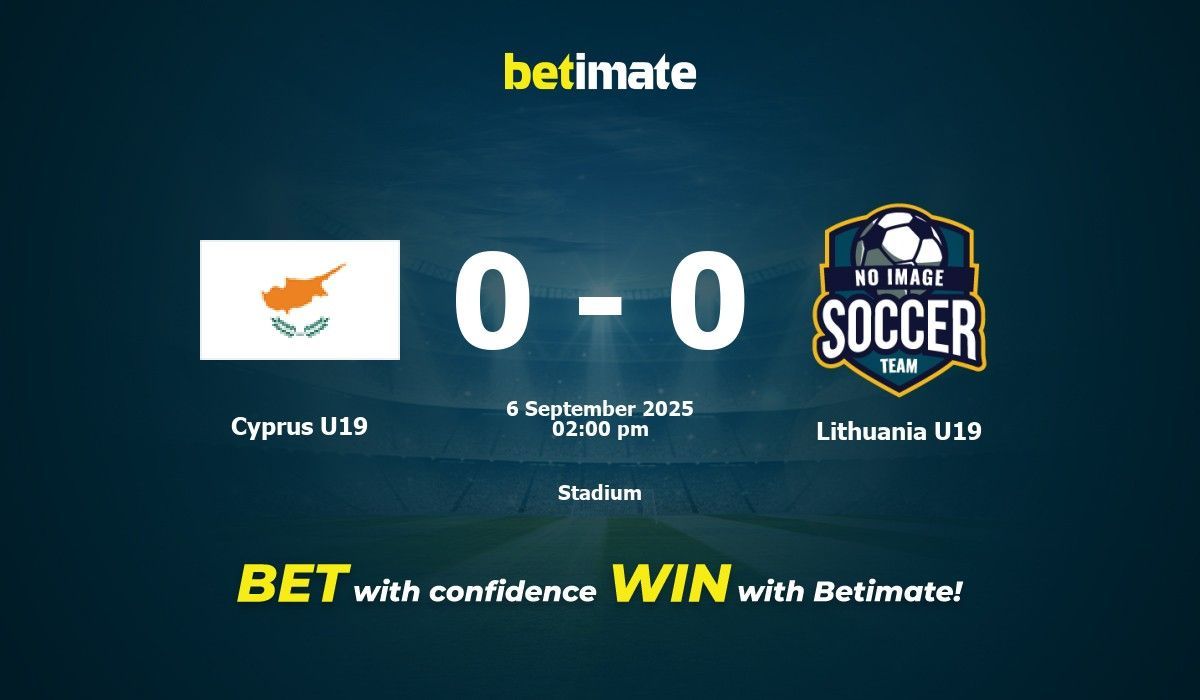 Cyprus U19 vs Lithuania U19 Prediction, Odds & Betting Tips 09/06/2025