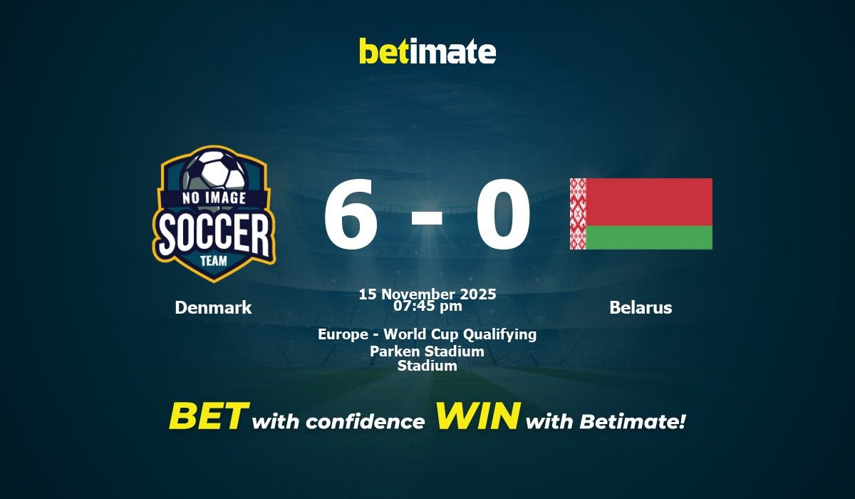 Denmark vs Belarus Prediction, Odds & Betting Tips 11/15/2025