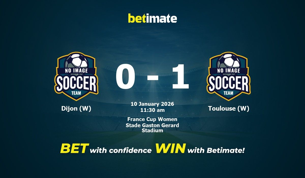 Dijon (W) vs Toulouse (W) Prediction, Odds & Betting Tips 01/10/2026