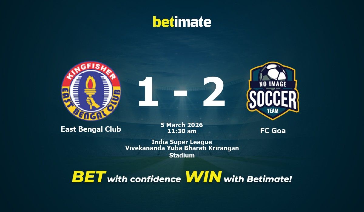 East Bengal Club vs FC Goa Prediction, Odds & Betting Tips 03/05/2026