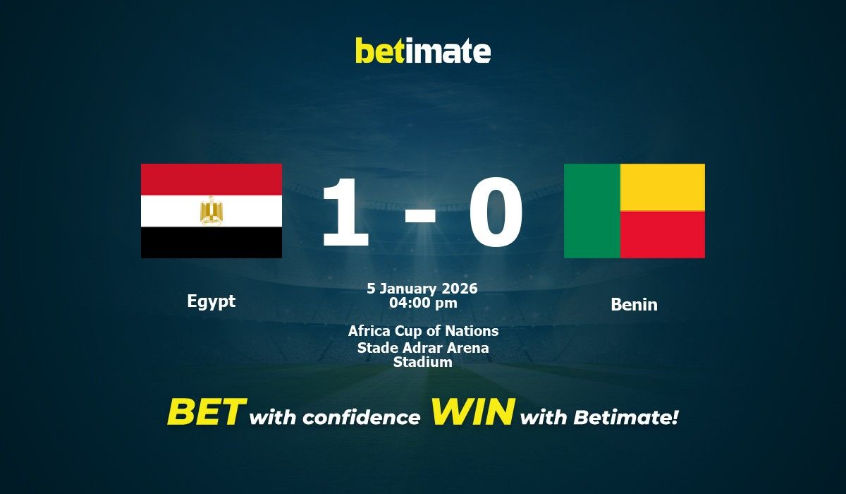 Egypt vs Benin Prediction, Odds & Betting Tips 01/05/2026