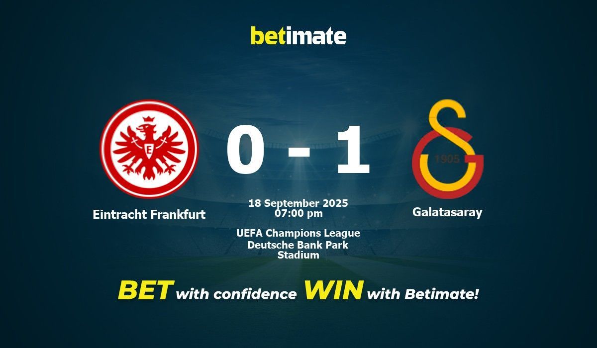 Eintracht Frankfurt vs Galatasaray Prediction, Odds & Betting Tips 09 ...
