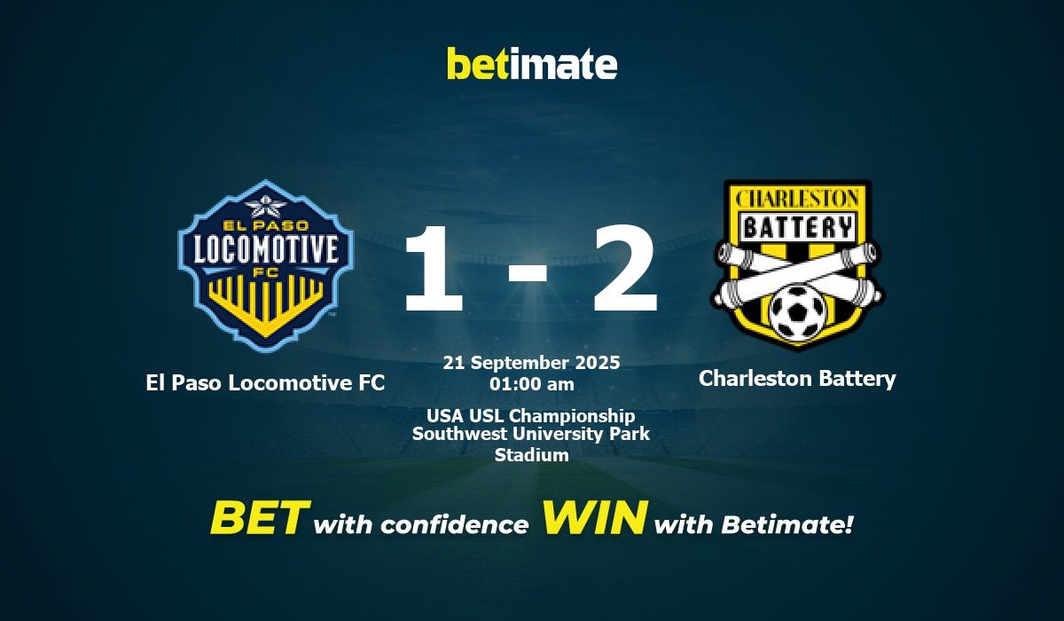 El Paso Locomotive FC vs Charleston Battery Prediction, Odds & Betting ...