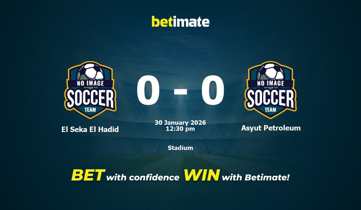 El Seka El Hadid vs Asyut Petroleum Prediction, Odds & Betting Tips 01 ...