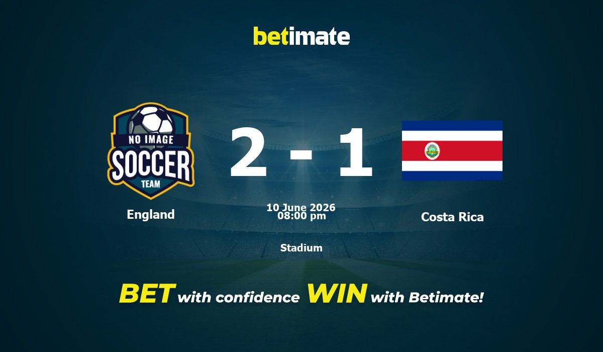 England vs Costa Rica Prediction, Odds & Betting Tips 06/10/2026