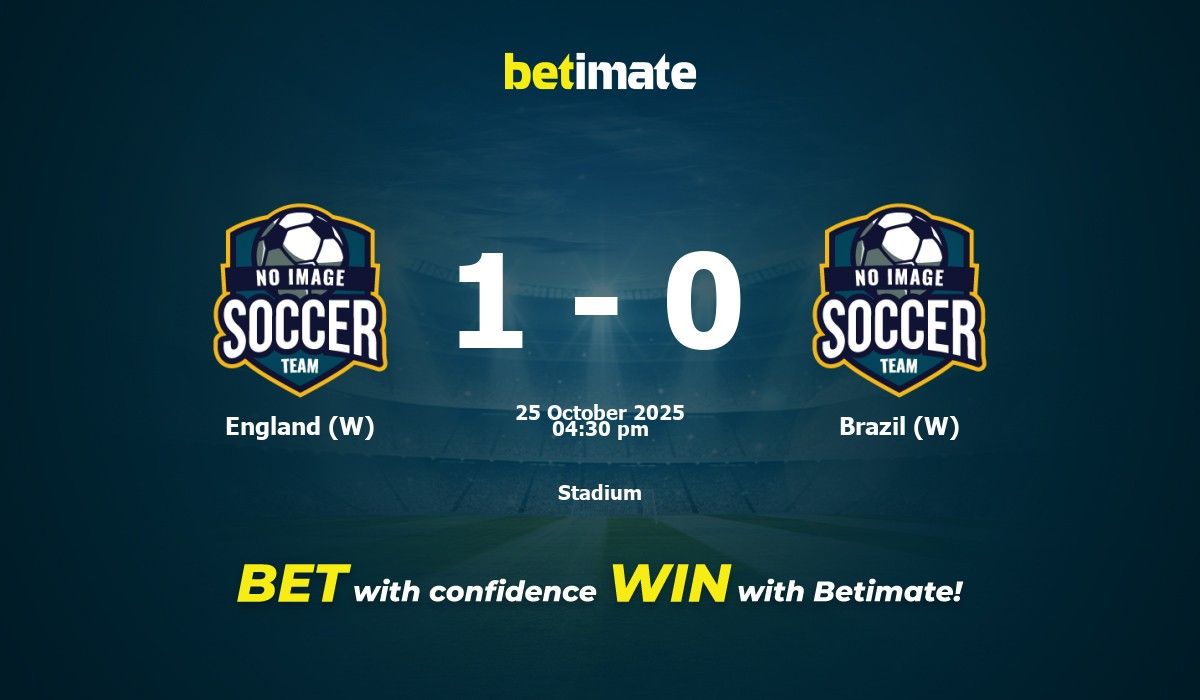 England (W) vs Brazil (W) Prediction, Odds & Betting Tips 10/25/2025