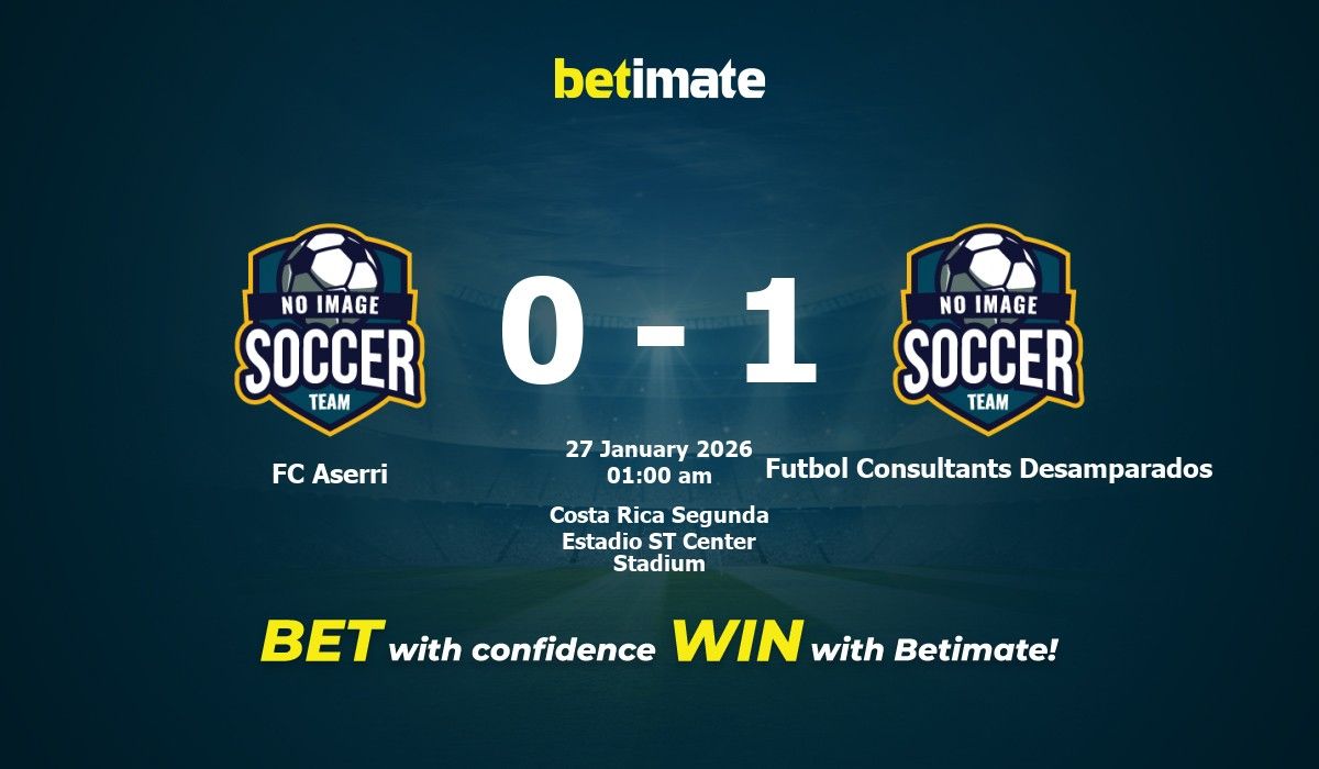FC Aserri vs Futbol Consultants Desamparados Prediction, Odds & Betting ...