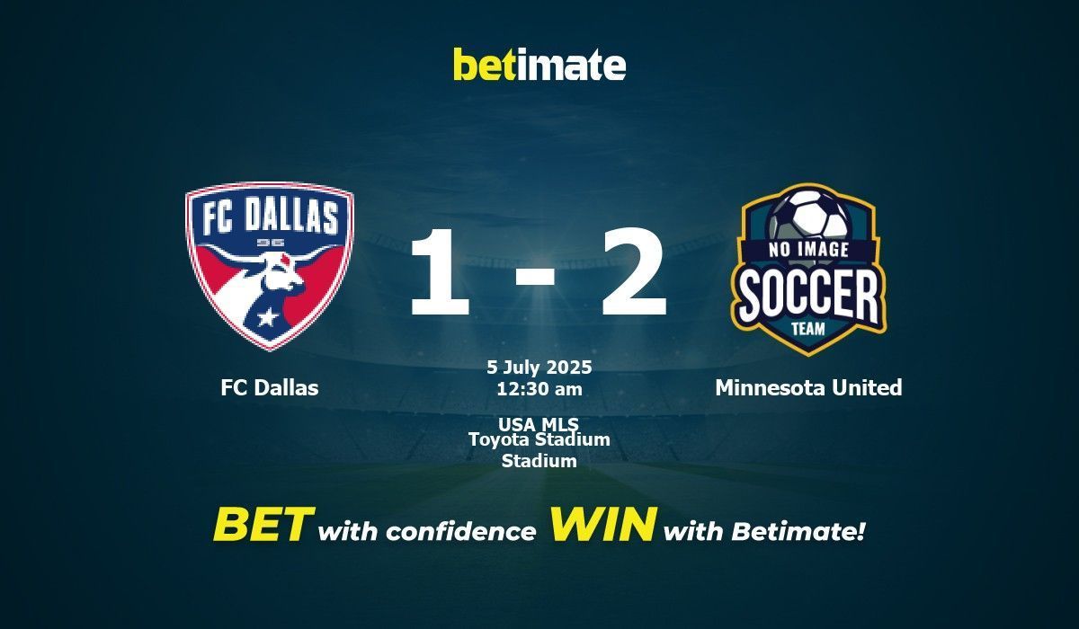FC Dallas vs Minnesota United Prediction, Odds & Betting Tips 07/05/2025