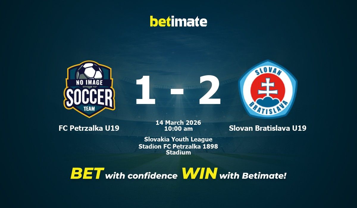 FC Petrzalka U19 vs Slovan Bratislava U19 Prediction, Odds & Betting ...