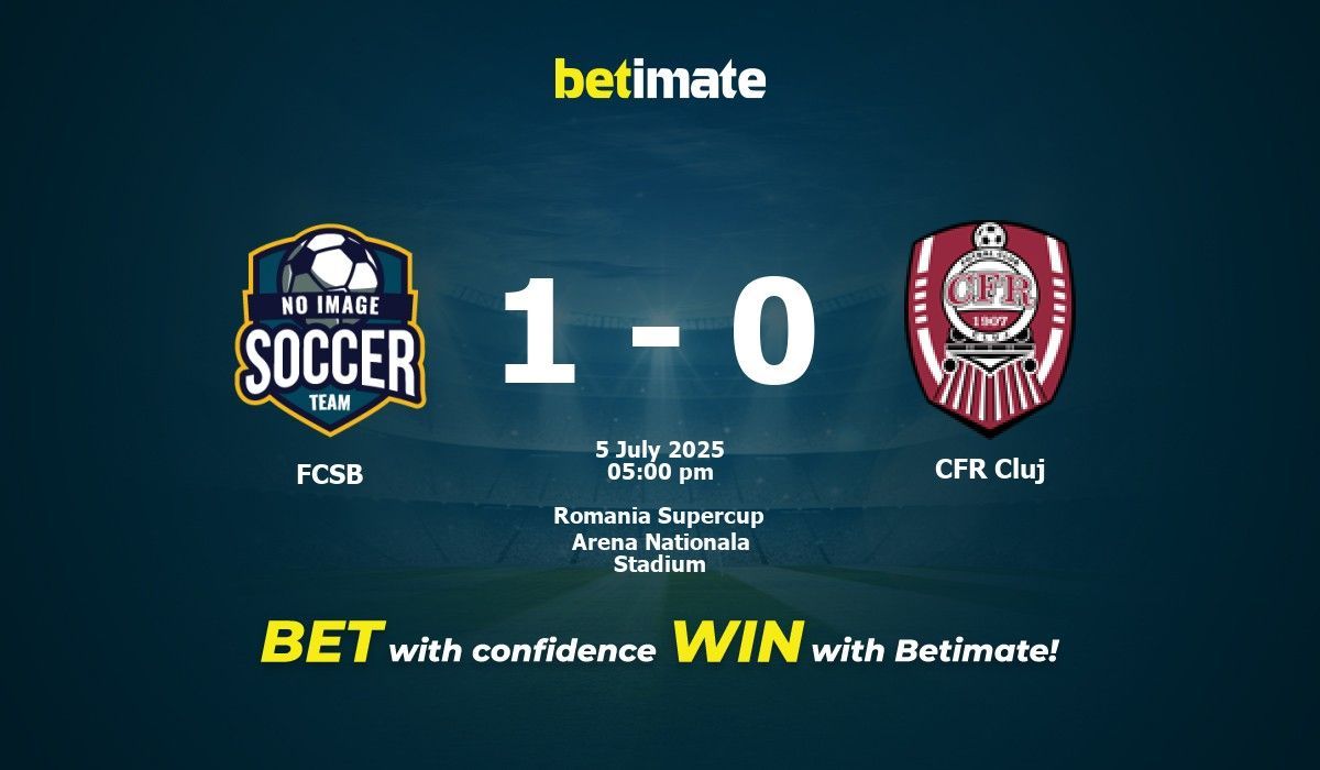 FCSB vs CFR Cluj Prediction, Odds & Betting Tips 07/05/2025
