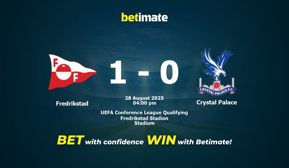 Fredrikstad vs Crystal Palace Prediction, Odds & Betting Tips 08/28/2025