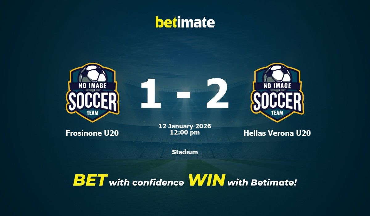 Frosinone U20 vs Hellas Verona U20 Prediction, Odds & Betting Tips 01 ...