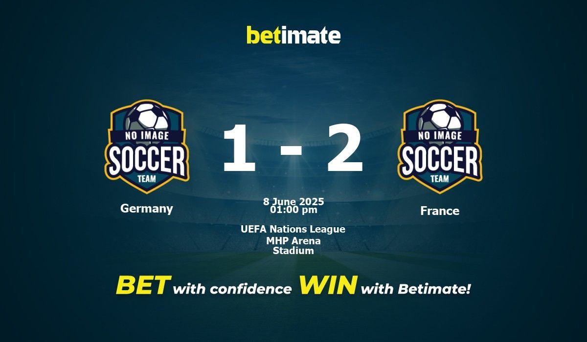 Germany vs France Prediction, Odds & Betting Tips 06/08/2025