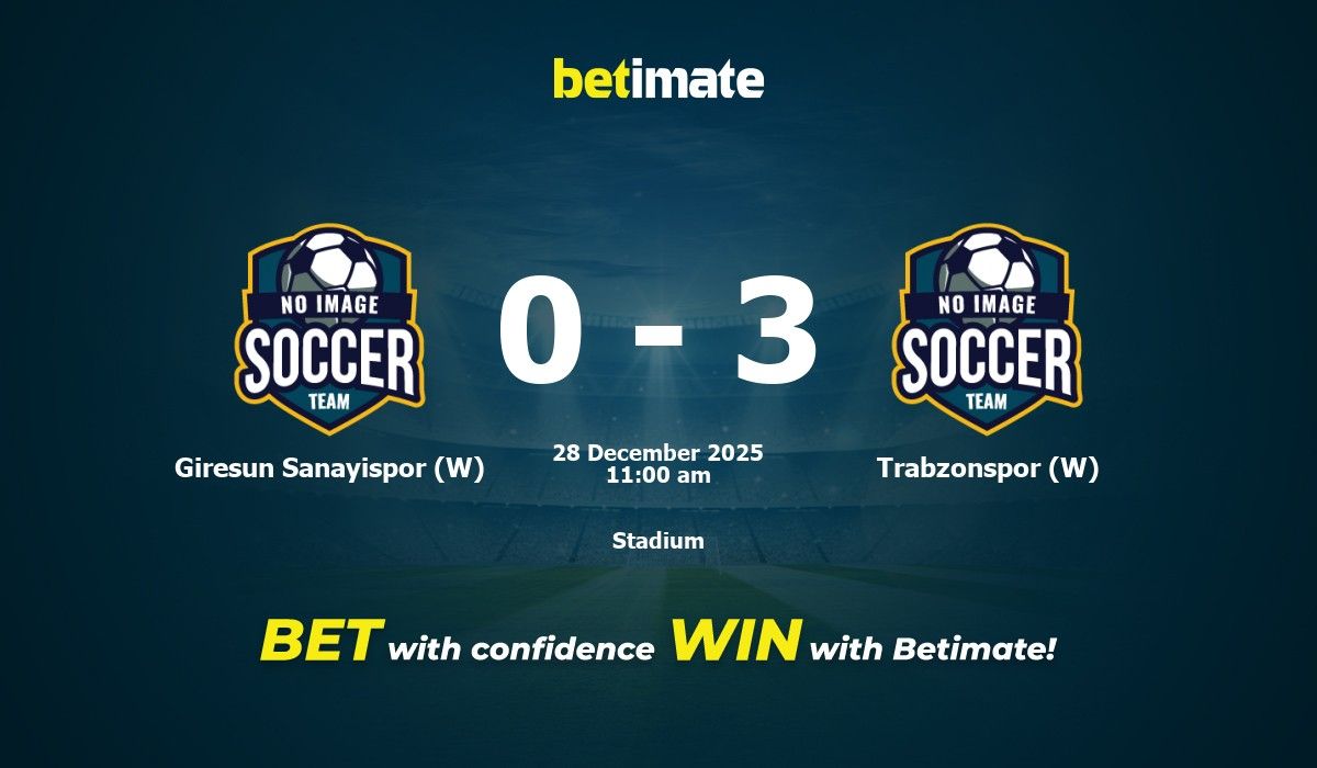 Giresun Sanayispor (W) vs Trabzonspor (W) Prediction, Odds & Betting ...