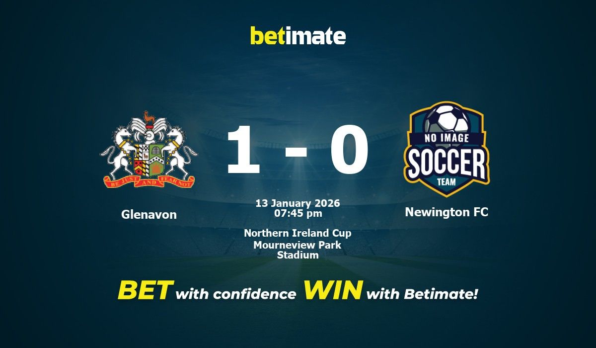 Glenavon vs Newington FC Prediction, Odds & Betting Tips 01/13/2026