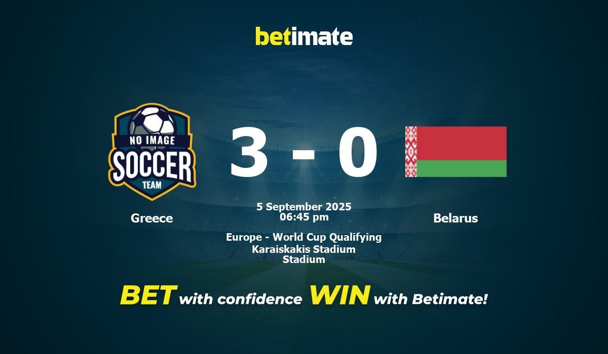 Greece vs Belarus Prediction, Odds & Betting Tips 09/05/2025
