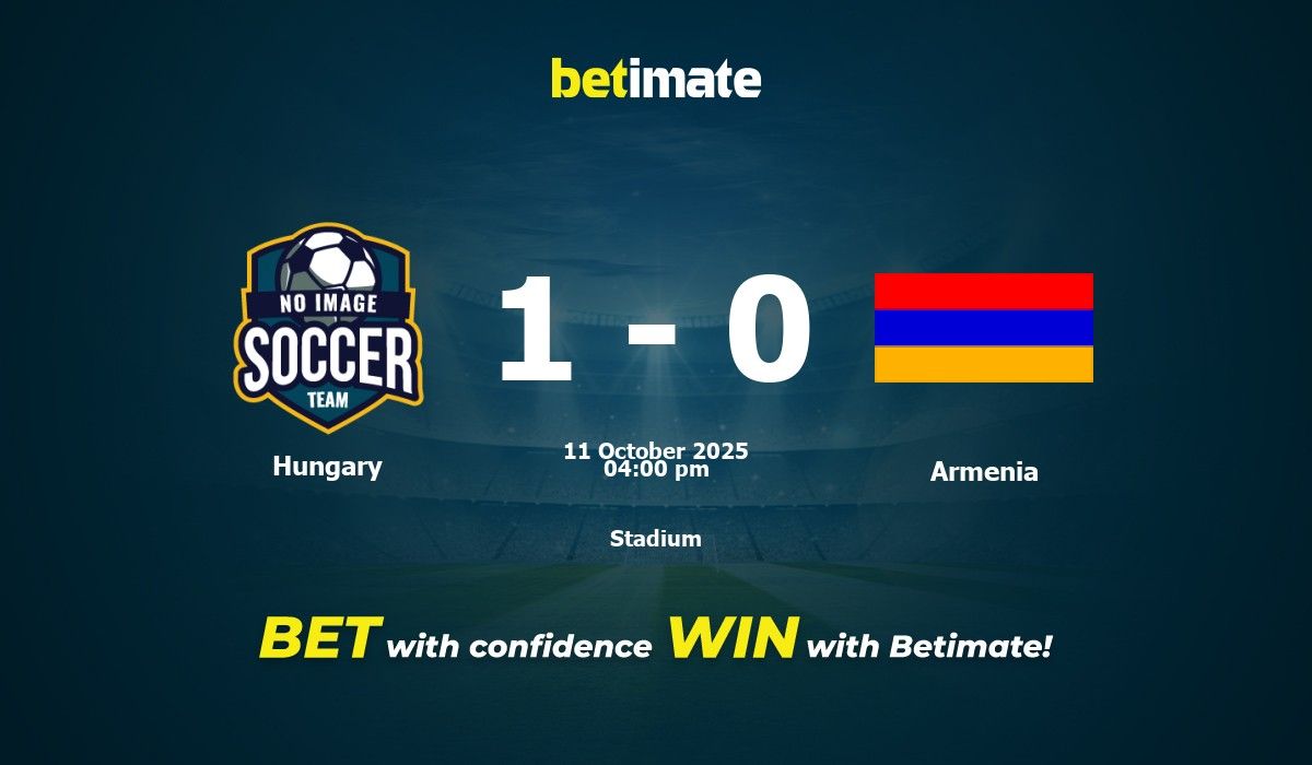 Hungary vs Armenia Prediction, Odds & Betting Tips 10/11/2025