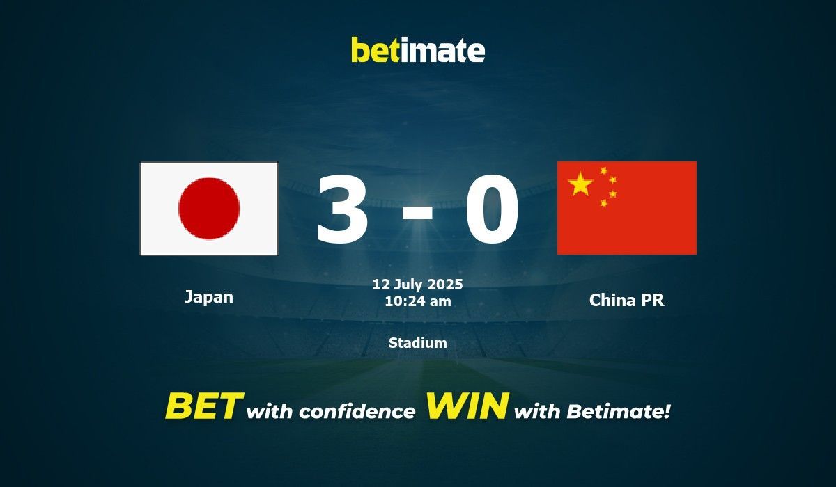 Japan vs China PR Prediction, Odds & Betting Tips 07/12/2025
