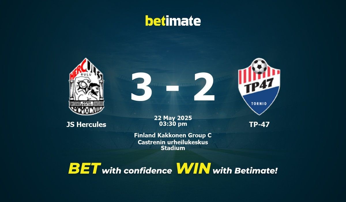 JS Hercules vs TP-47 Prediction, Odds & Betting Tips 05/22/2025