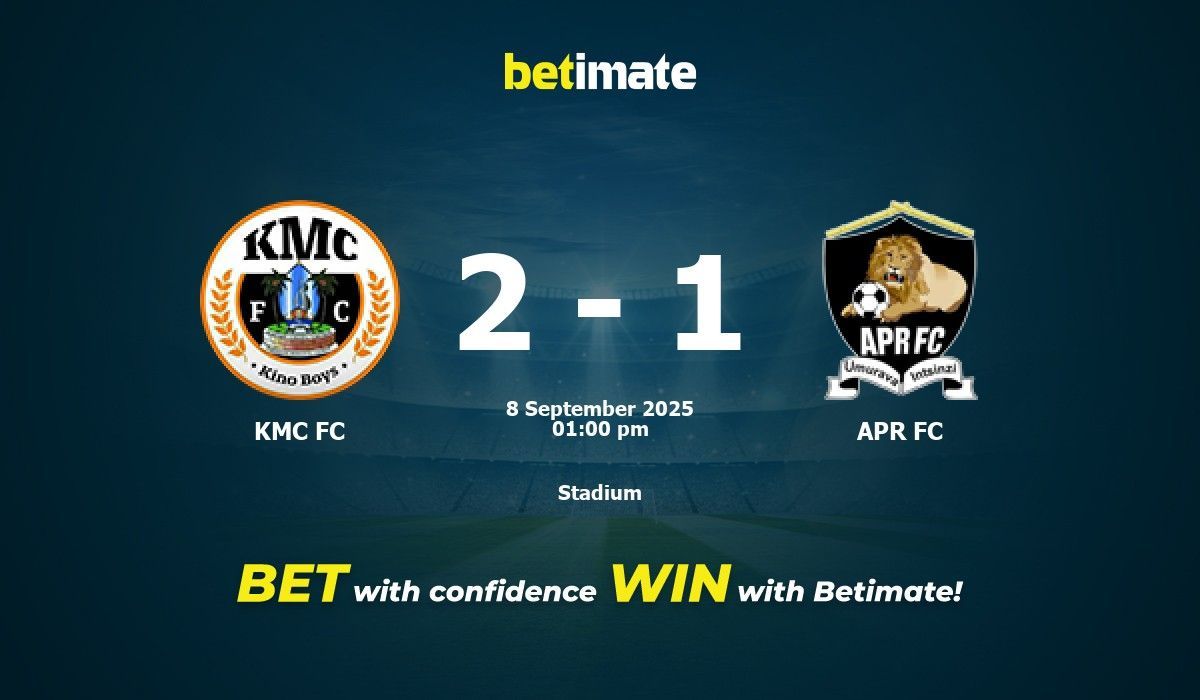 KMC FC vs APR FC Prediction, Odds & Betting Tips 09/08/2025