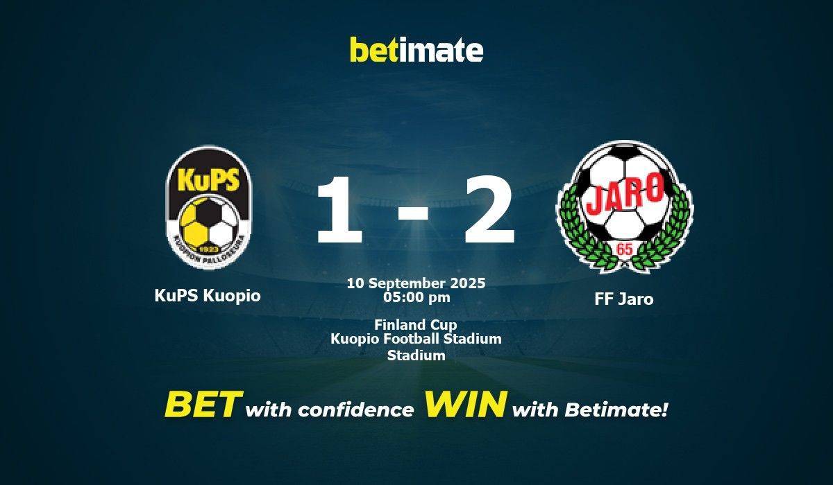KuPS Kuopio vs FF Jaro Prediction, Odds & Betting Tips 09/10/2025