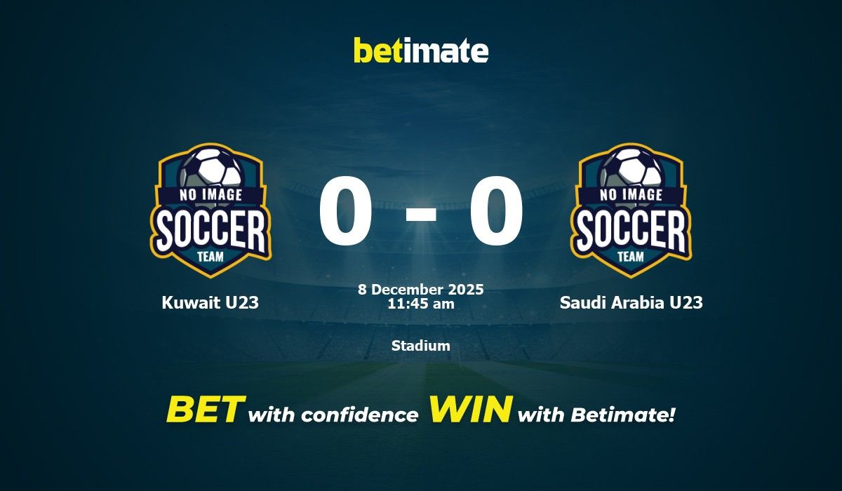 Kuwait U23 vs Saudi Arabia U23 Prediction, Odds & Betting Tips 12/08/2025