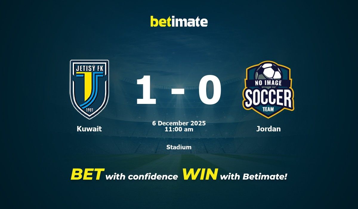 Kuwait vs Jordan Prediction, Odds & Betting Tips 12/06/2025