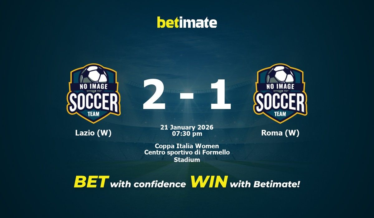 Lazio (W) vs Roma (W) Prediction, Odds & Betting Tips 01/21/2026