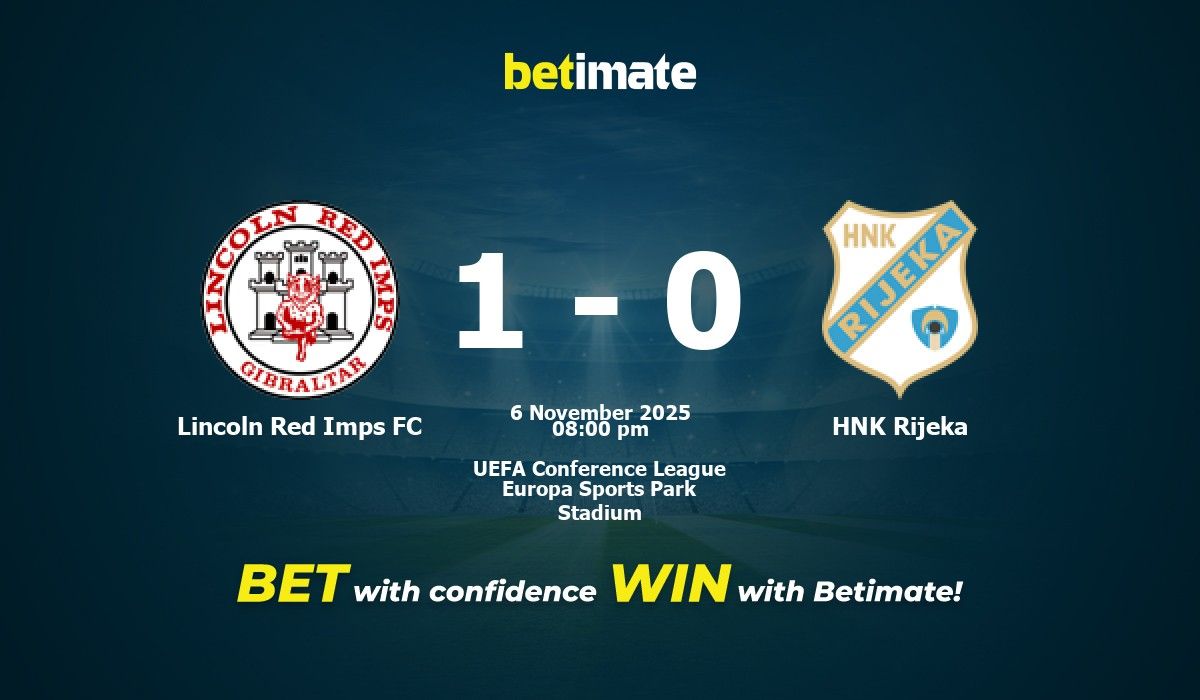 Lincoln Red Imps FC vs HNK Rijeka Prediction, Odds & Betting Tips 11/06 ...