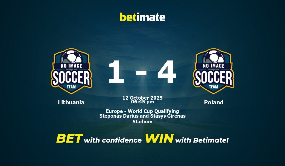 Lithuania vs Poland Prediction, Odds & Betting Tips 10/12/2025