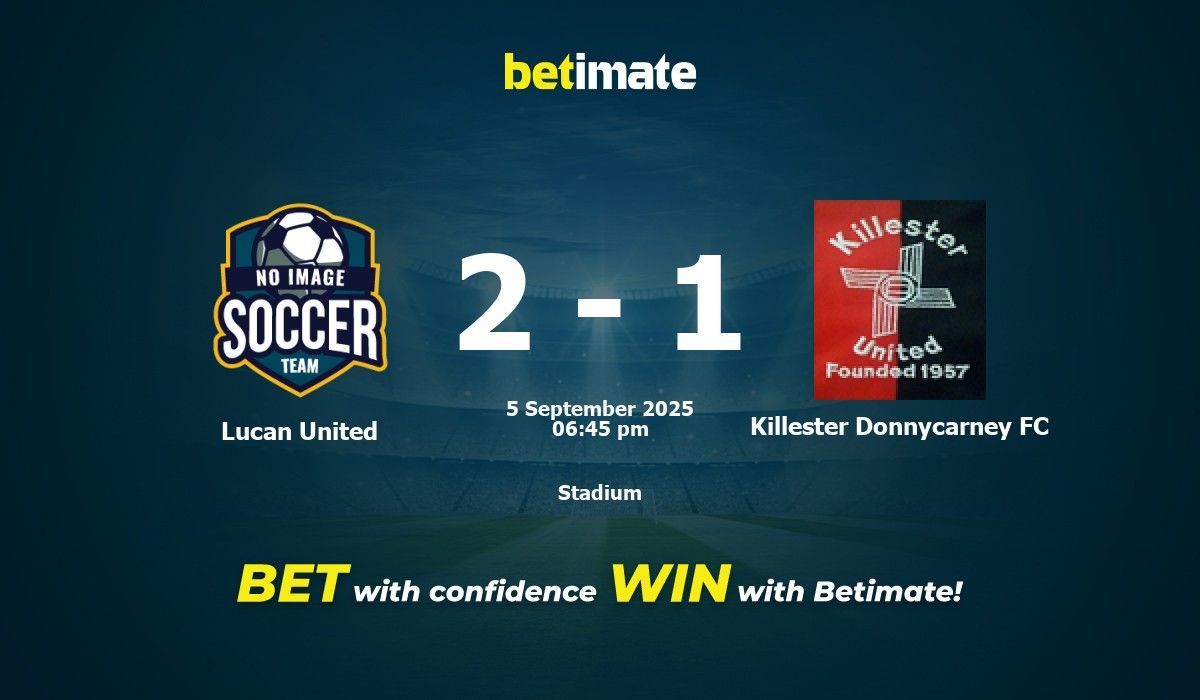 Lucan United vs Killester Donnycarney FC Prediction, Odds & Betting ...