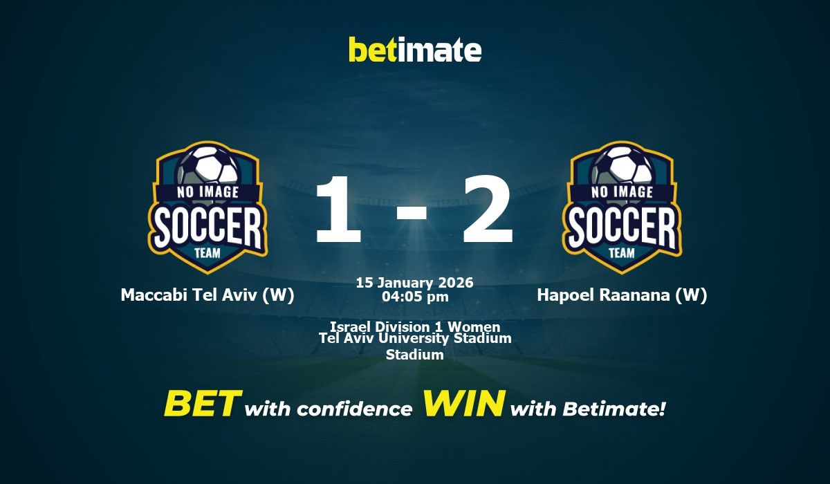 Maccabi Tel Aviv (W) vs Hapoel Raanana (W) Prediction, Odds & Betting ...