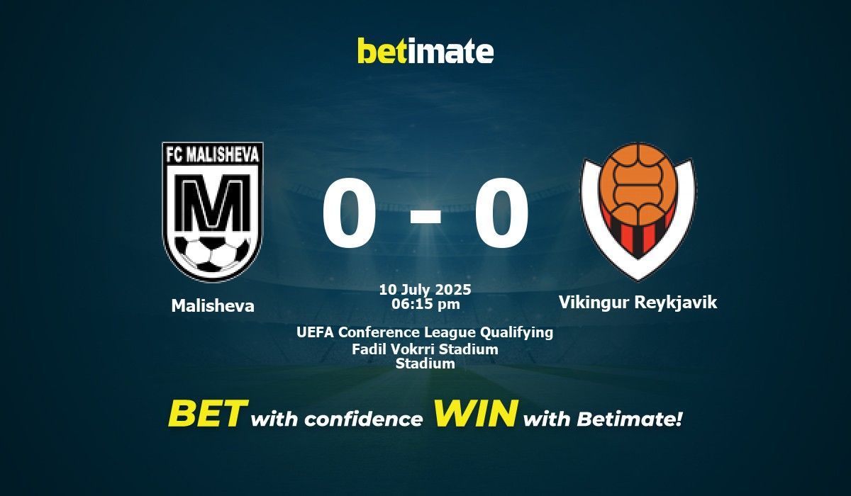 Malisheva vs Vikingur Reykjavik Prediction, Odds & Betting Tips 07/10/2025