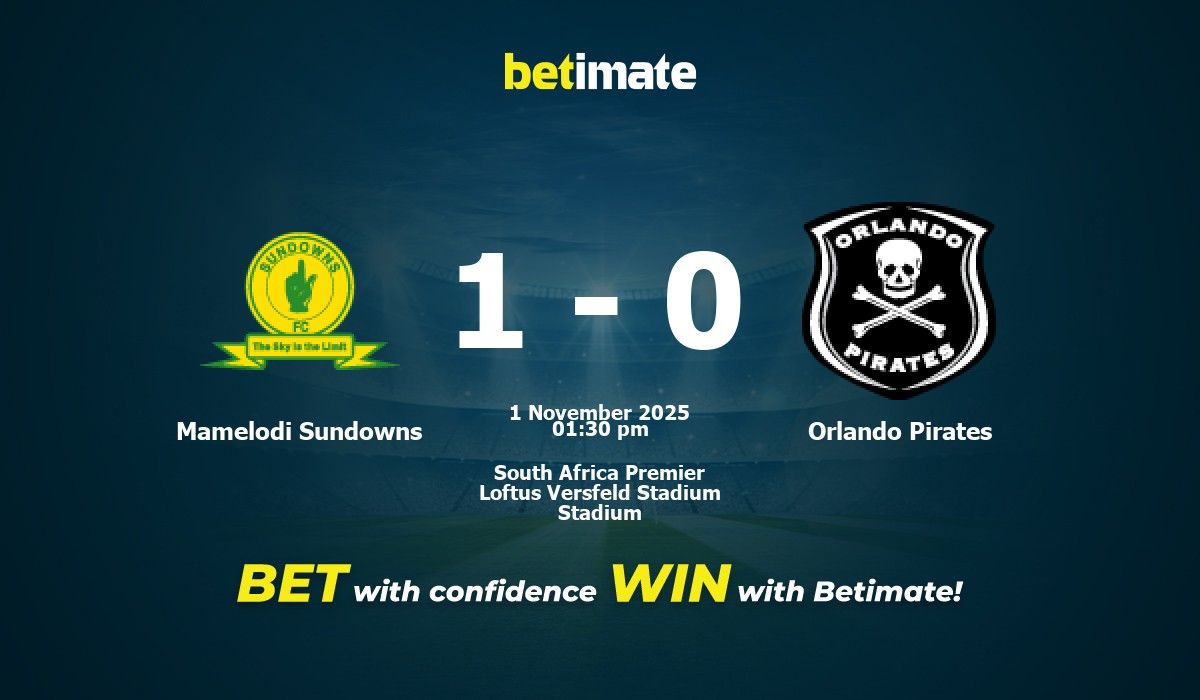 Mamelodi Sundowns vs Orlando Pirates Prediction, Odds & Betting Tips 11 ...