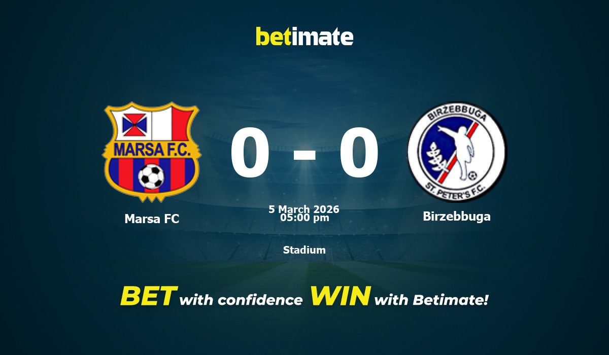 Marsa FC vs Birzebbuga Prediction, Odds & Betting Tips 03/05/2026