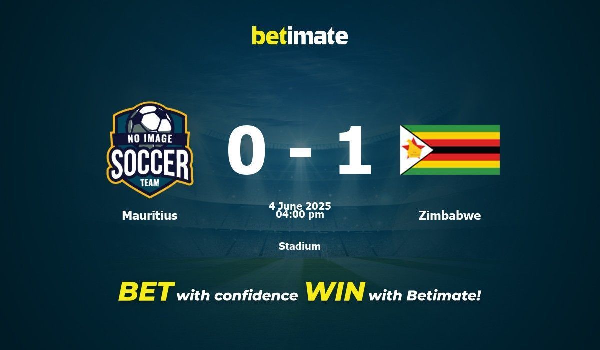 Mauritius vs Zimbabwe Prediction, Odds & Betting Tips 06/04/2025
