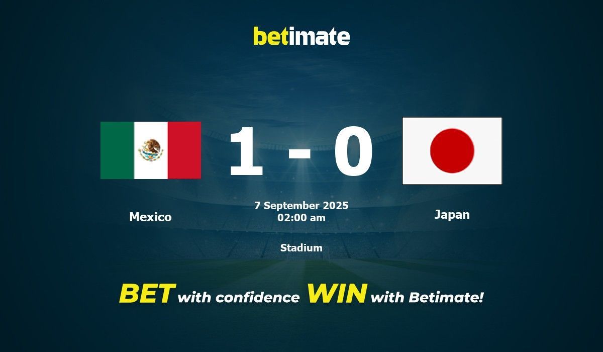 Mexico vs Japan Prediction, Odds & Betting Tips 09/07/2025