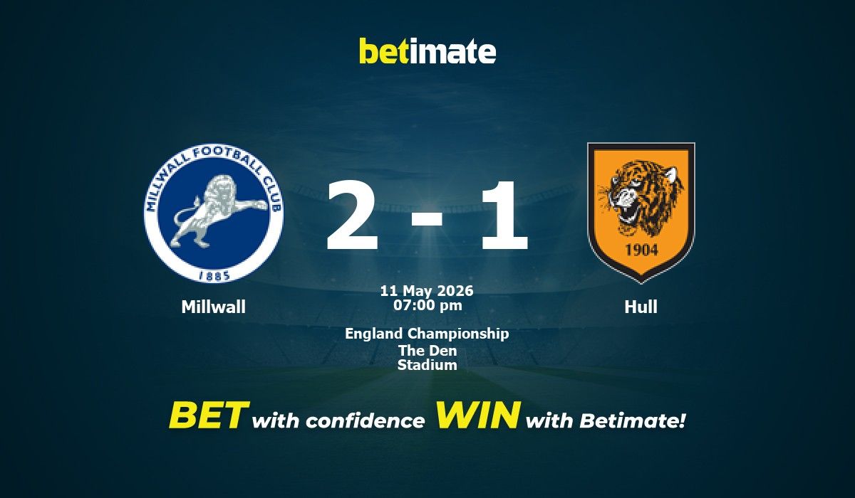 Millwall vs Hull Prediction, Odds & Betting Tips 05/11/2026